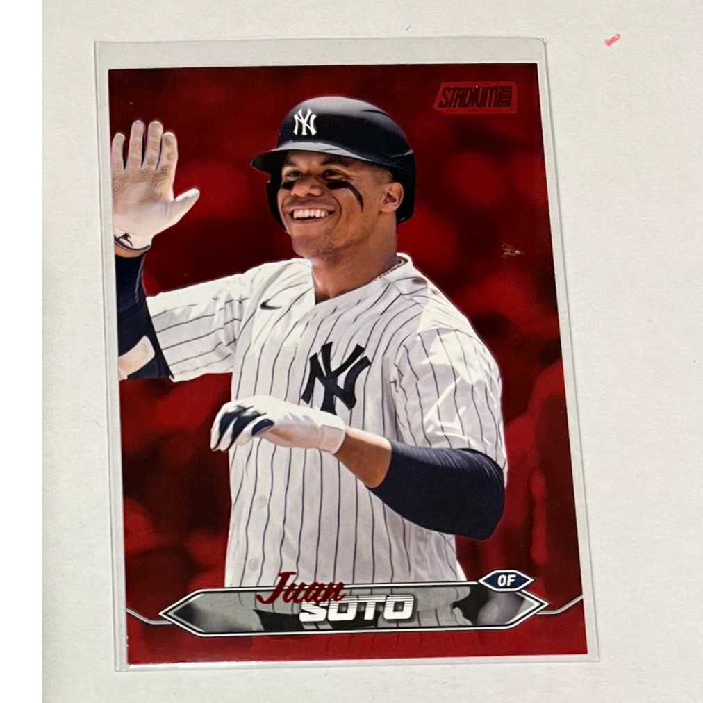 Juan Soto Red Foil New York Yankees