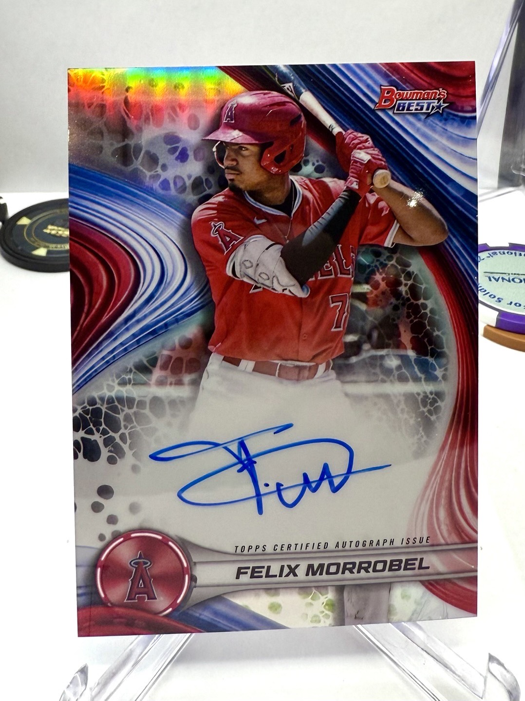 Felix Morrobel 2024 Bowman's Best Refractor Auto Angels