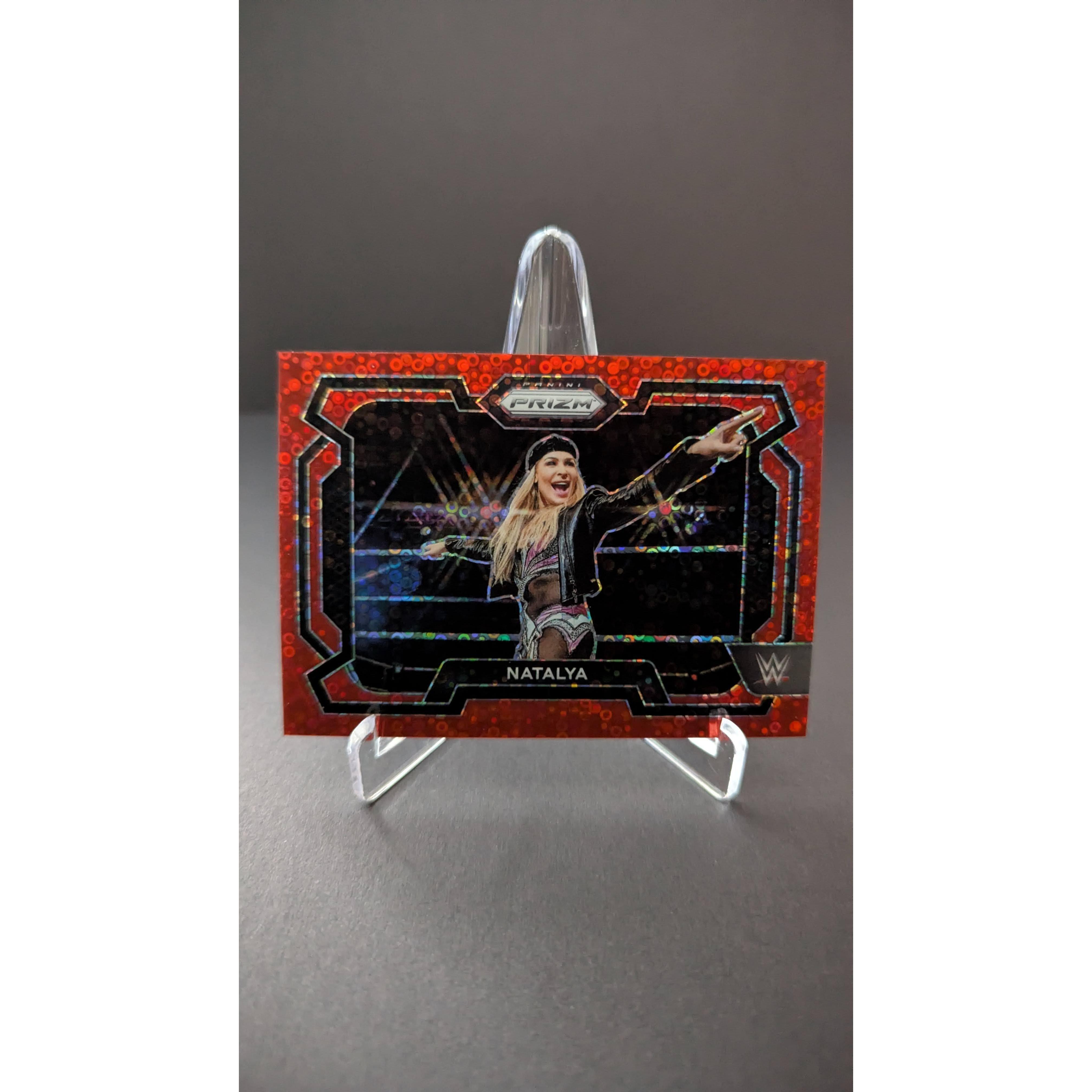 Natalya 2024 WWE Panini Prizm RED DISCO 74/99
