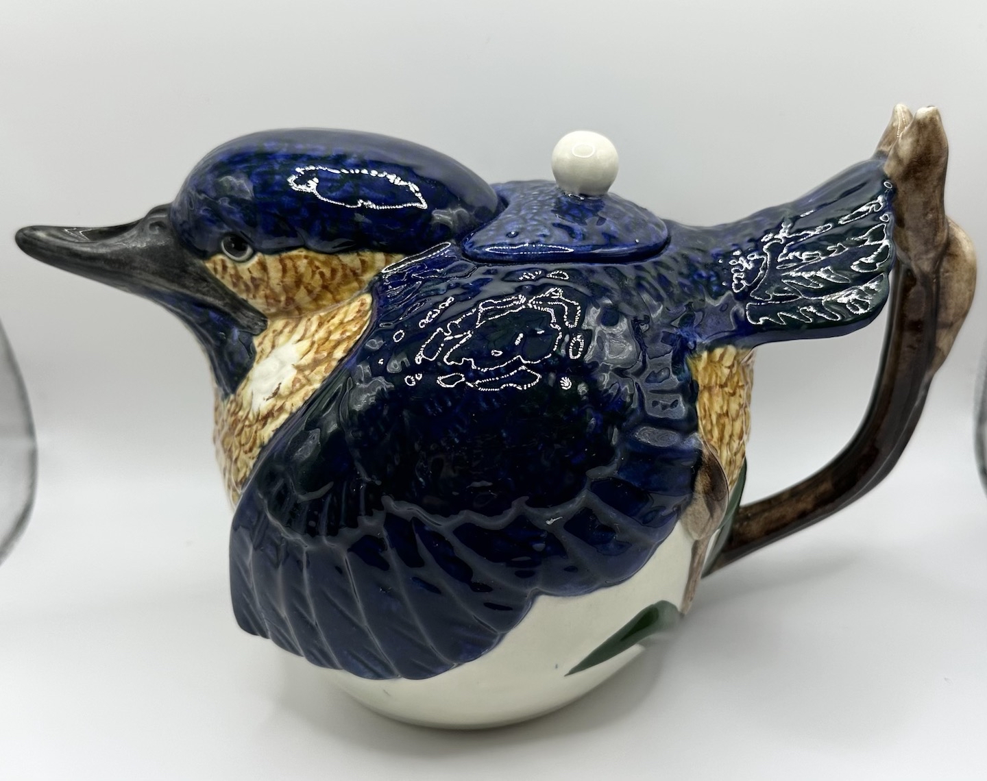 Gorgeous Blue Bird Teapot