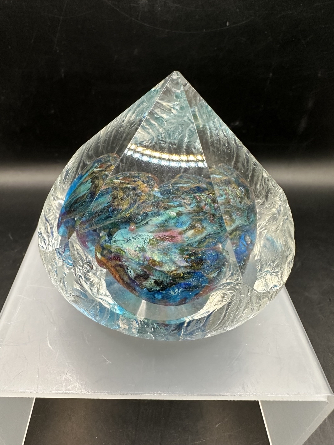 Vandermark Paperweight Unique Shape & Texture - Signed