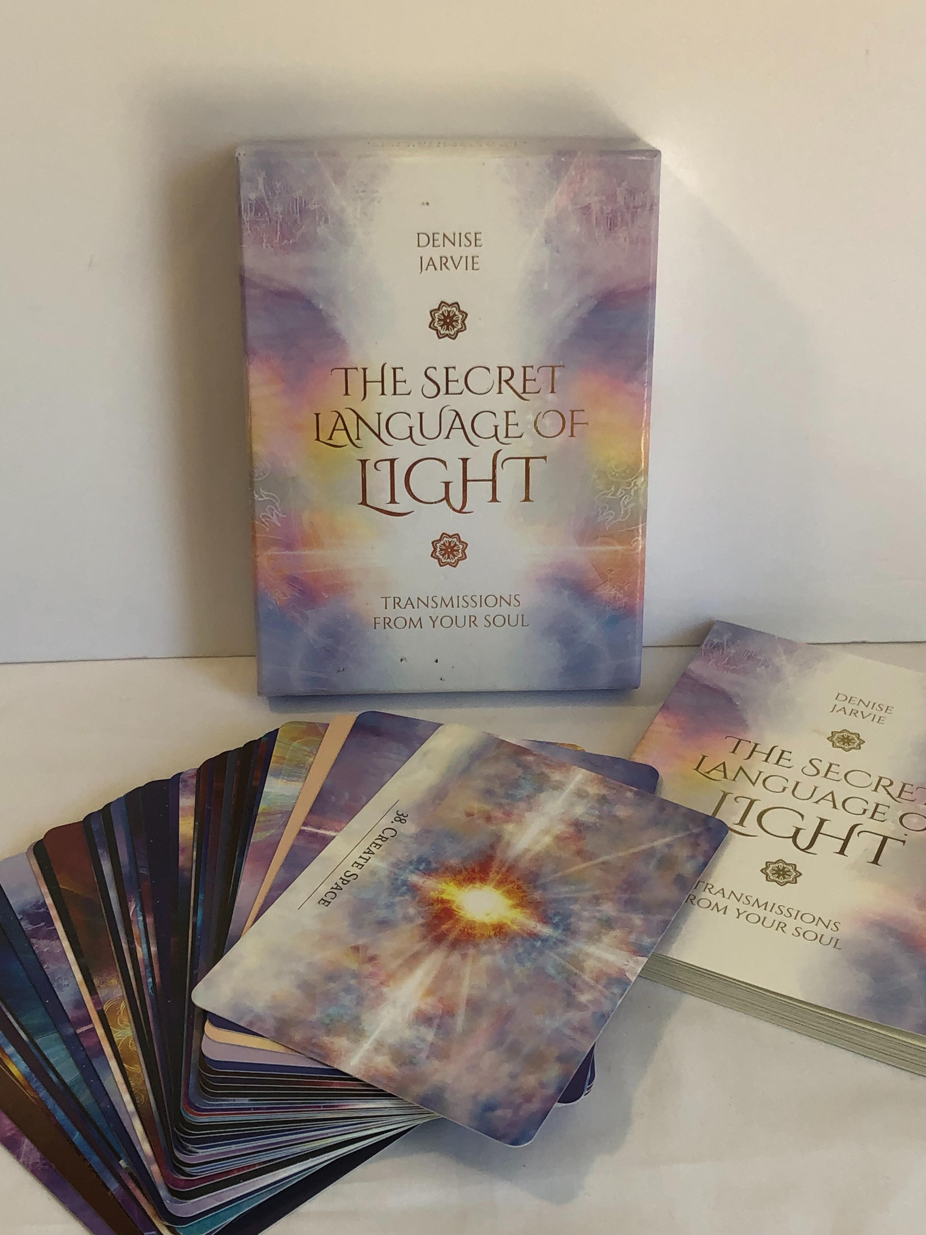 The Secret Language of Light Denise Jarvie Book 45 Oracle Cards & Guidebook