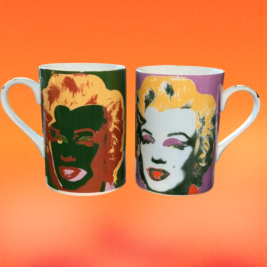 Andy Warhol Marilyn Monroe Art Mugs 1997