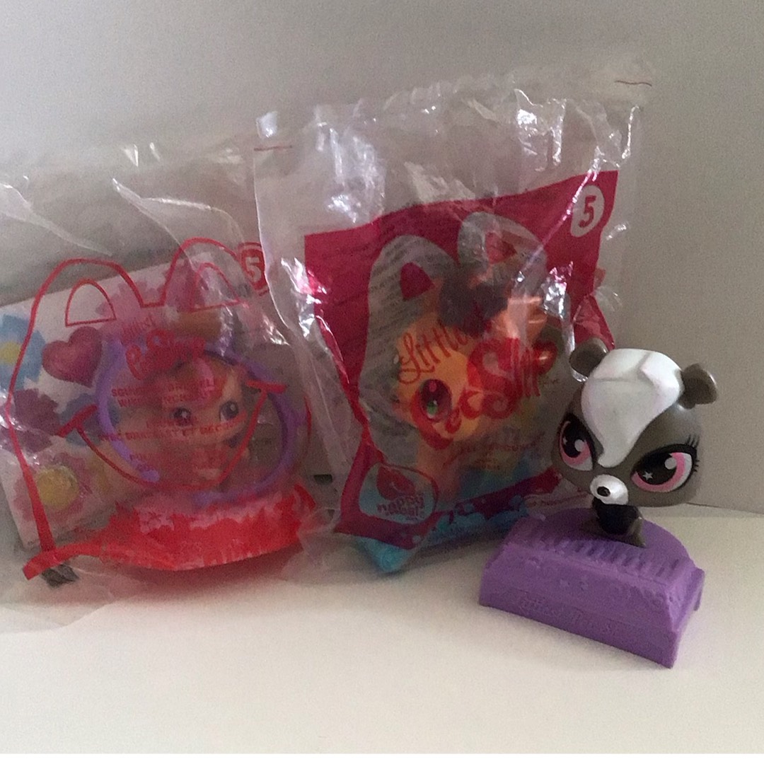 Lot of 3 McDonald’s Happy Meal Toys ~ LPS Littlest Pet Shop Figurines ...