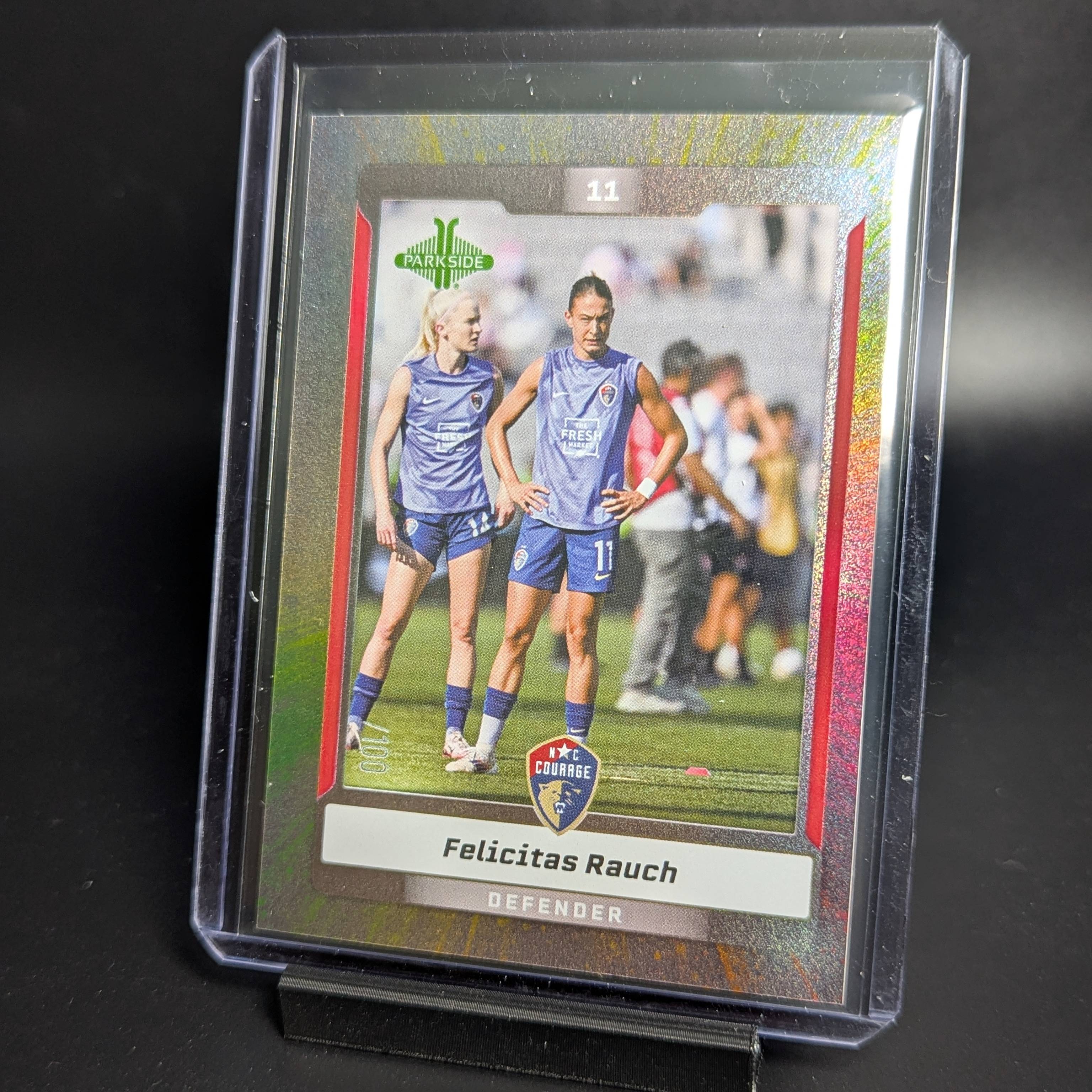 2025 Parkside NWSL Vol 1 Shimmer /100 North Carolina Courage Felicitas ...