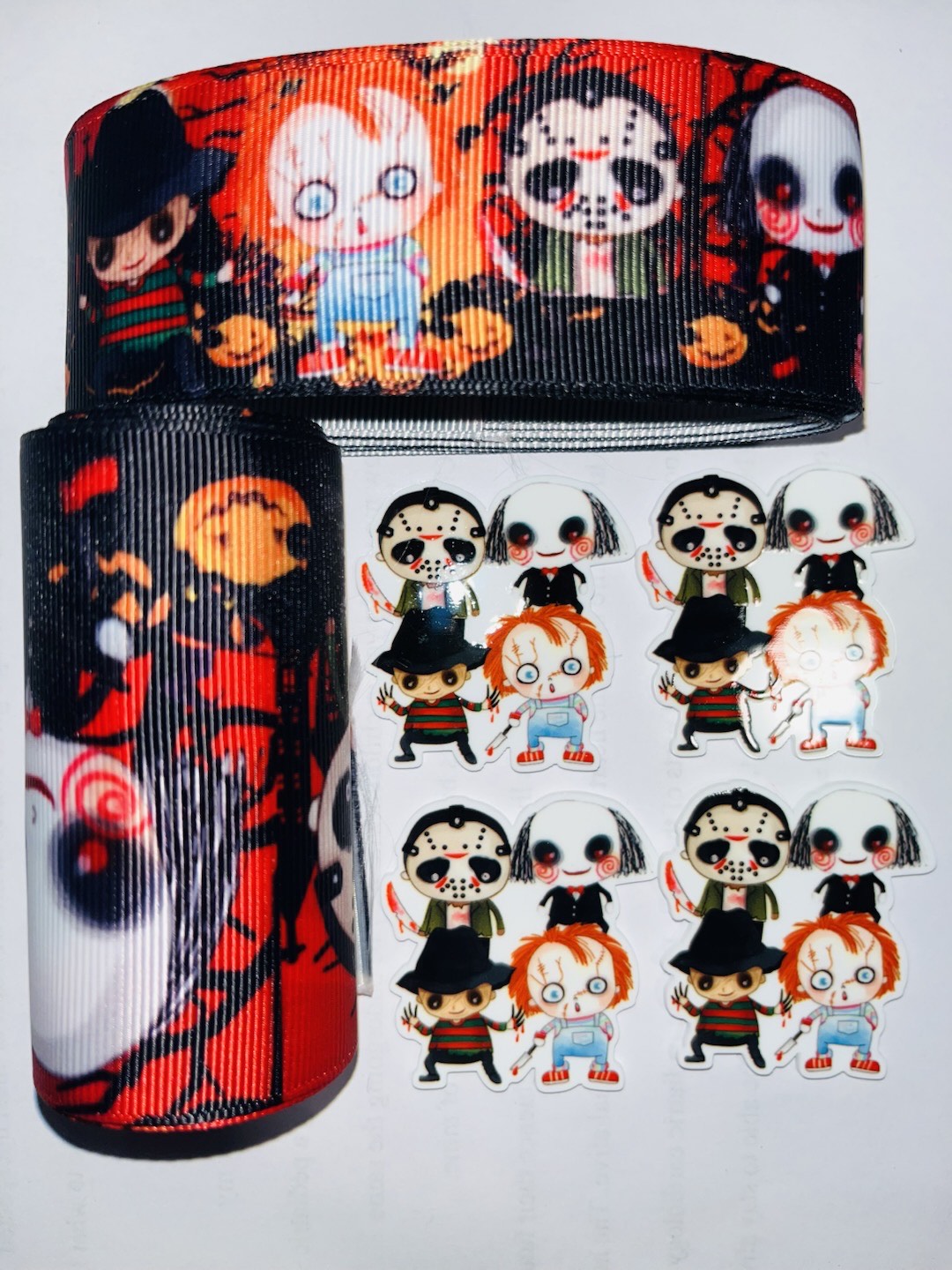 Scary movie character ribbon lot - Ribbon Lots