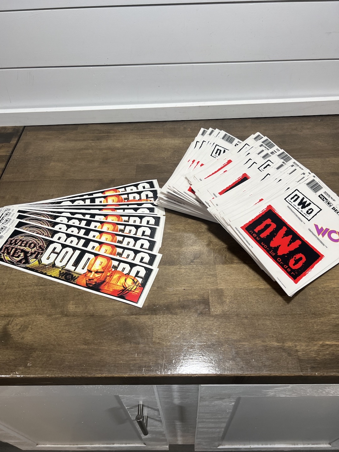 110 Total NWO WCW Wrestling Decals And Goldberg Bumper Stickers