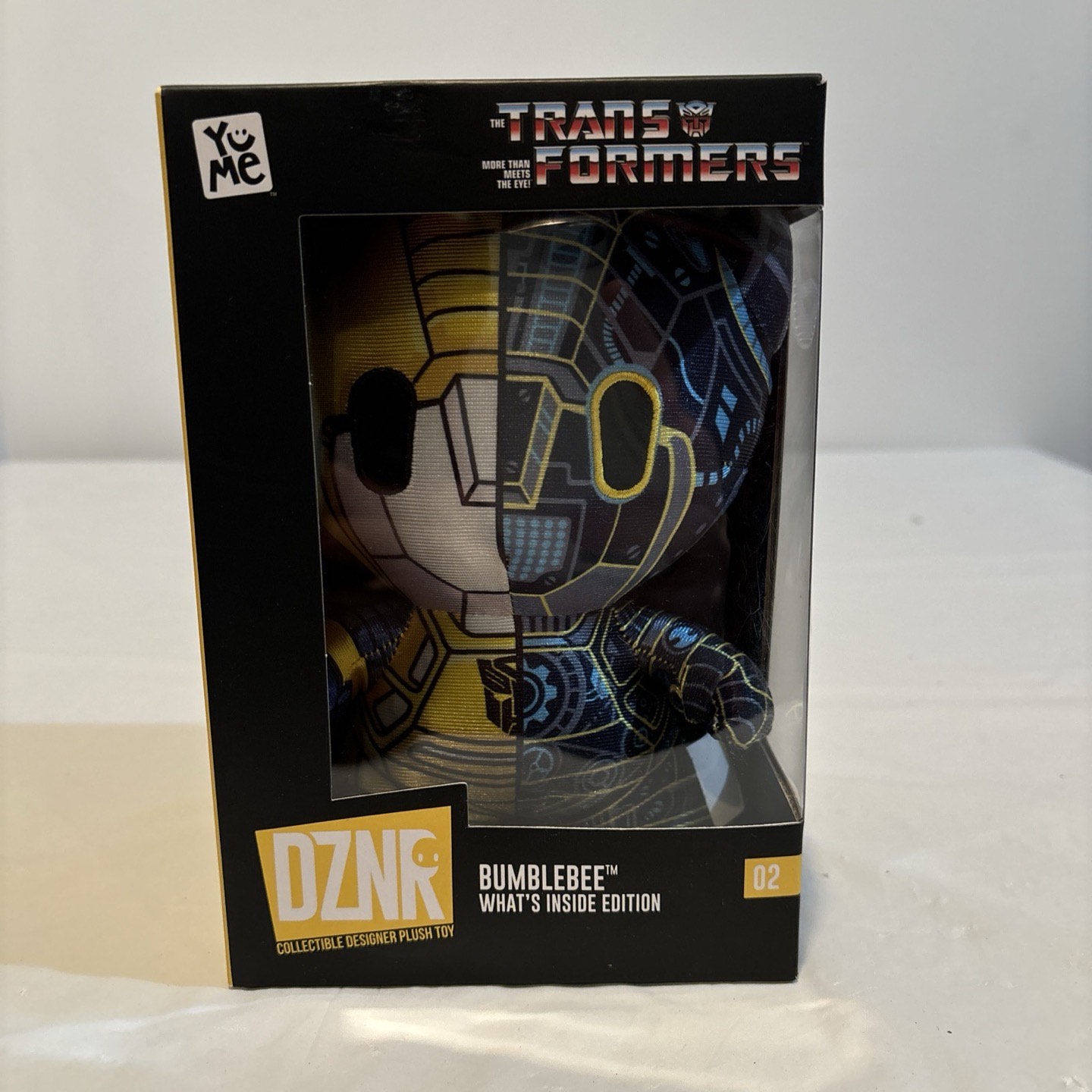 Transformers BUMBLEBEE PLUSH, 7in New In Box DZNR Collectible Plush Hasbro