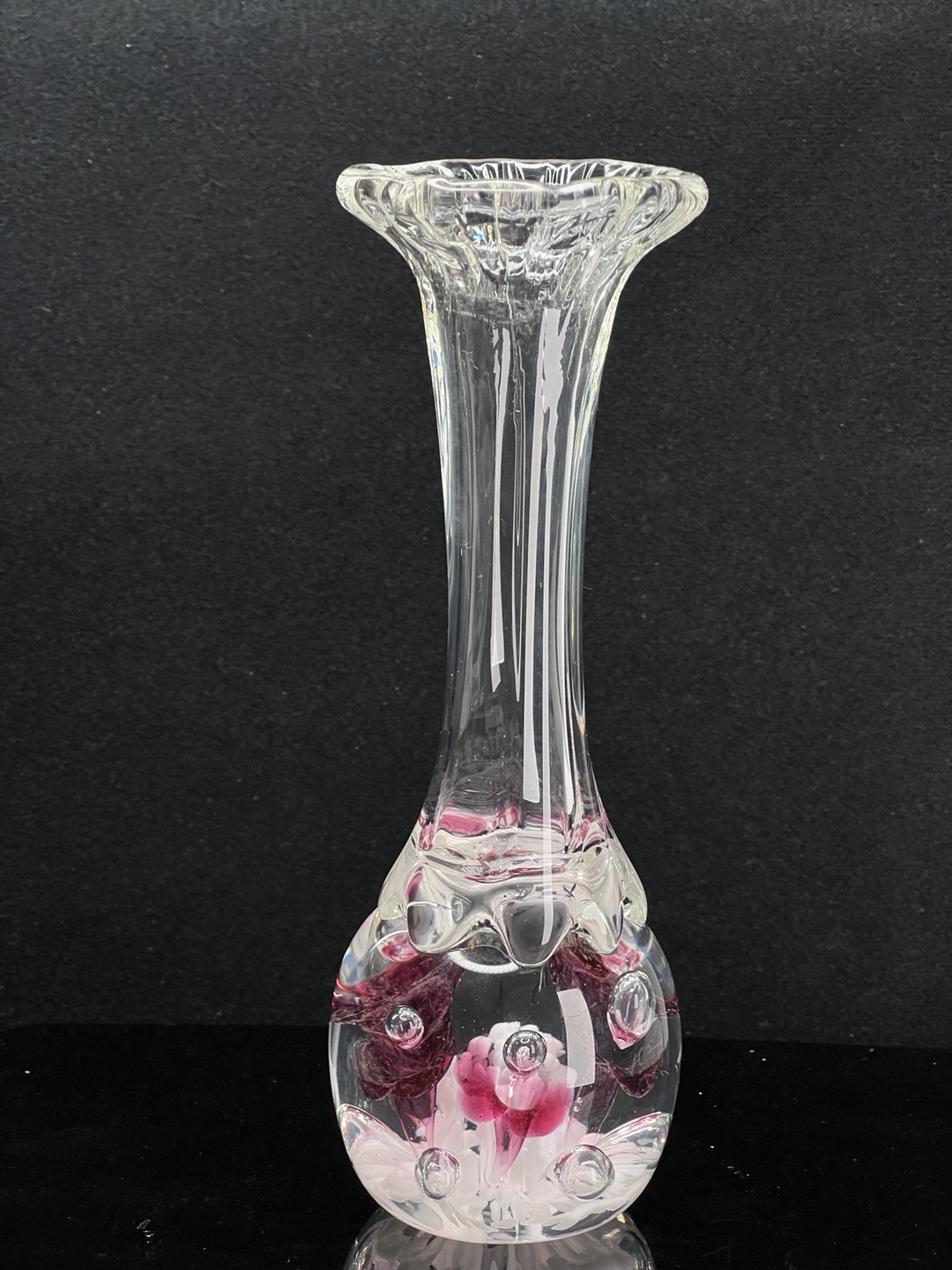 #37 - Joe Rice 1994 Glass Paperweight Vase