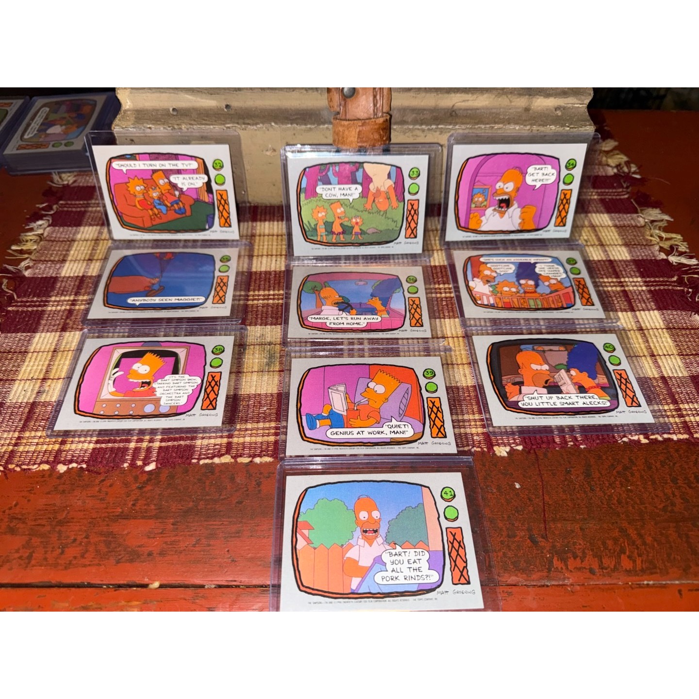 #004 1990 The Simpsons Cards Topps