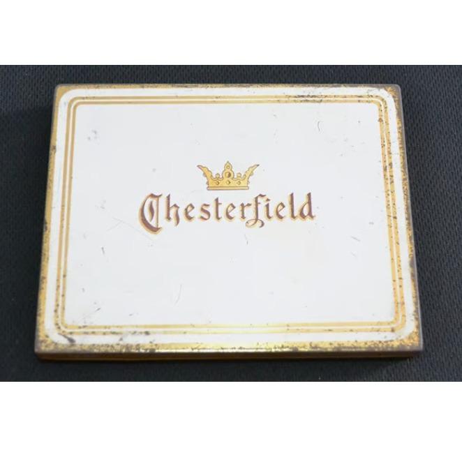 Vintage Chesterfield Cigarette Tin Collectible