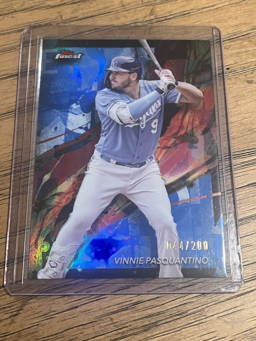 Vinnie Pasquantino 2024 Topps Finest Common Blue Refractor /200 Kansas ...