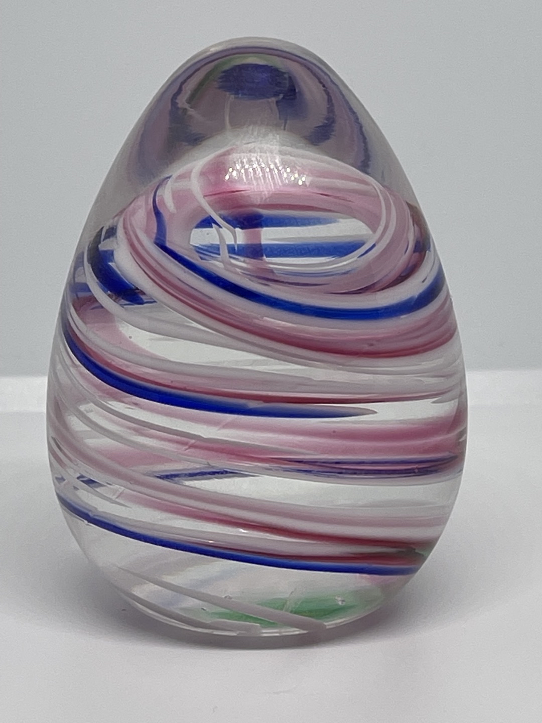 Vintage Joe Rice Swirled Paperweight