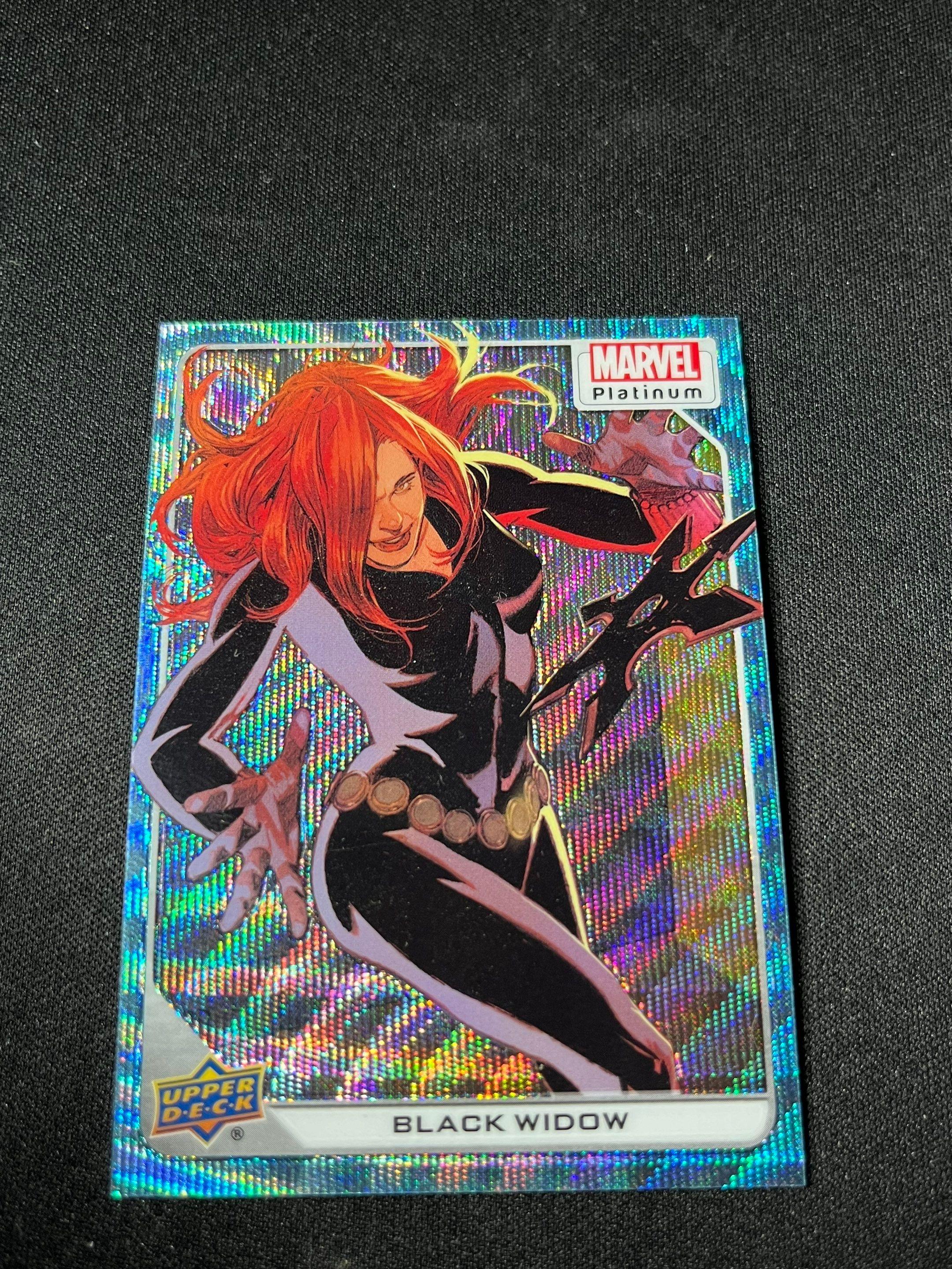 Marvel Platinum Black Widow Blue Surge