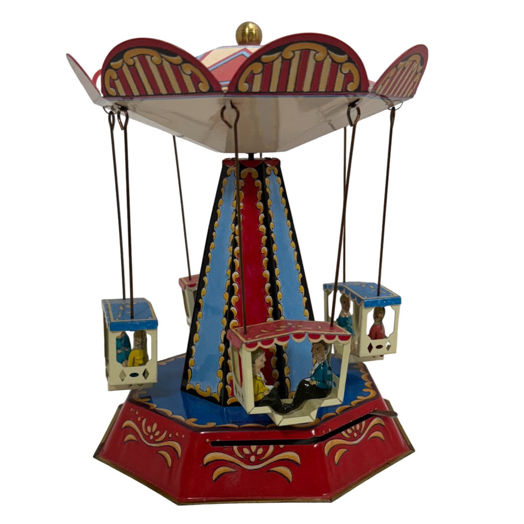 Tin Litho Carnival Ride Carousel Reproduction Wagner Brunn Germany