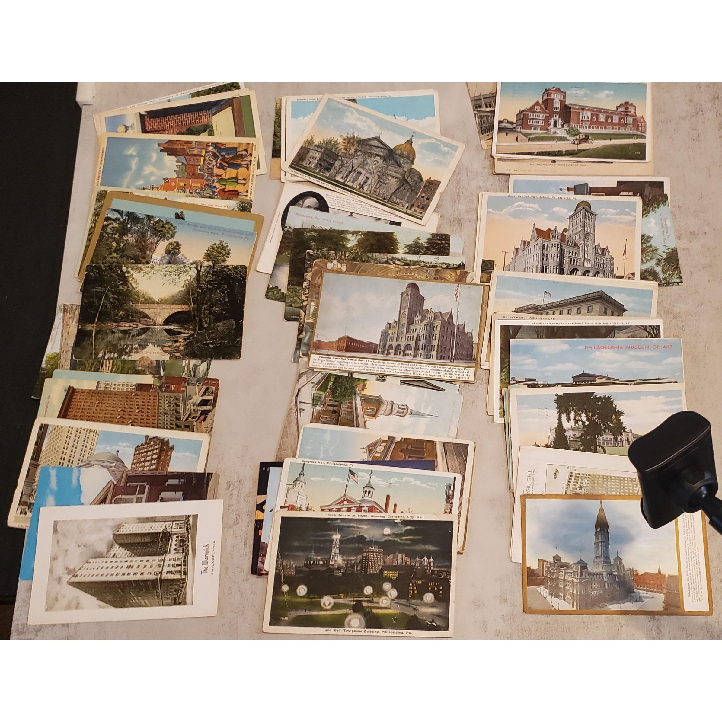 Mixed Lot 70+ Postcards State of Pennsylvania PA Philadelphia PC210