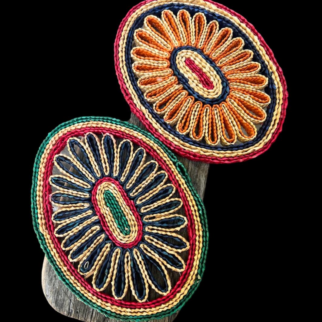 Raffia Oval Trivets