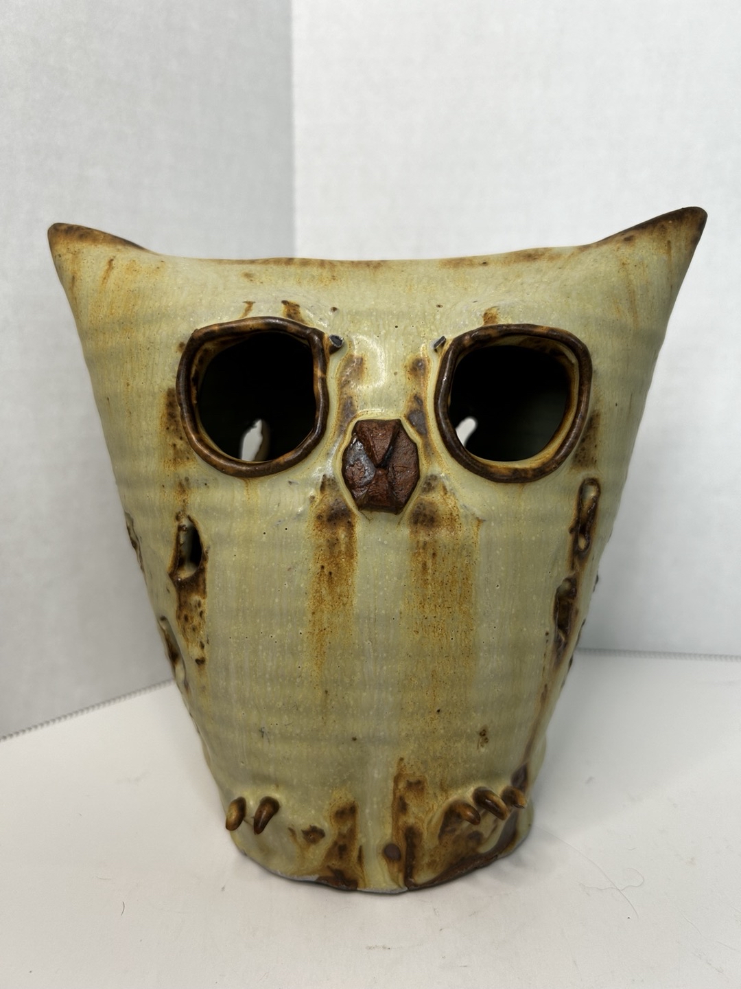 Large Pottery Owl