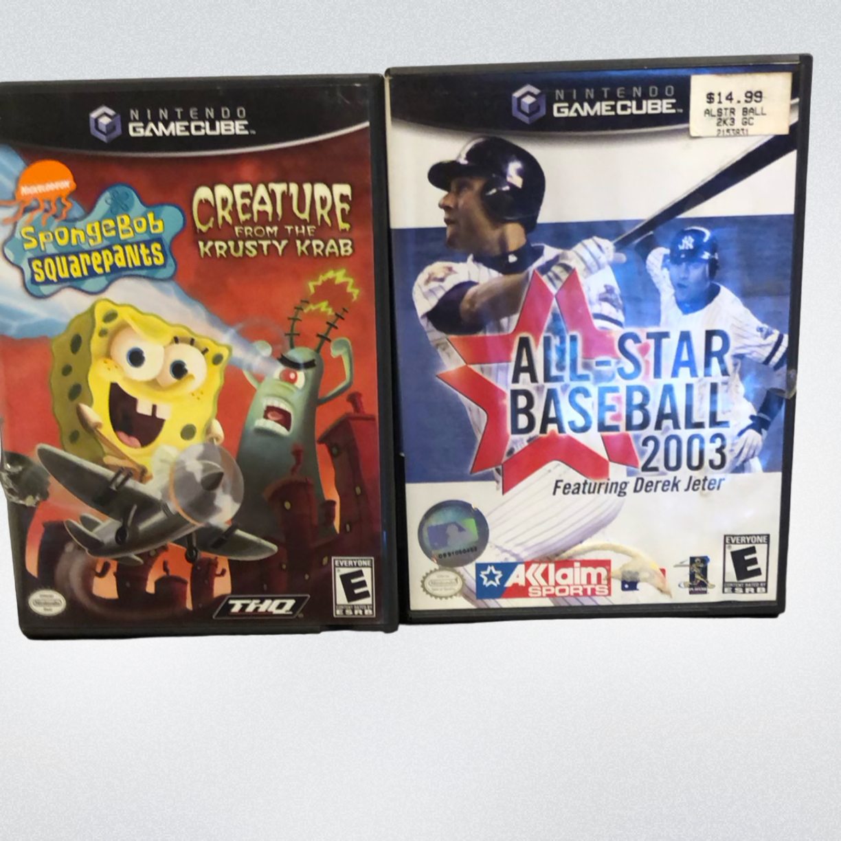 Nintendo GameCube All-Star Baseball 2003 Derek Jeter & SpongeBob ...
