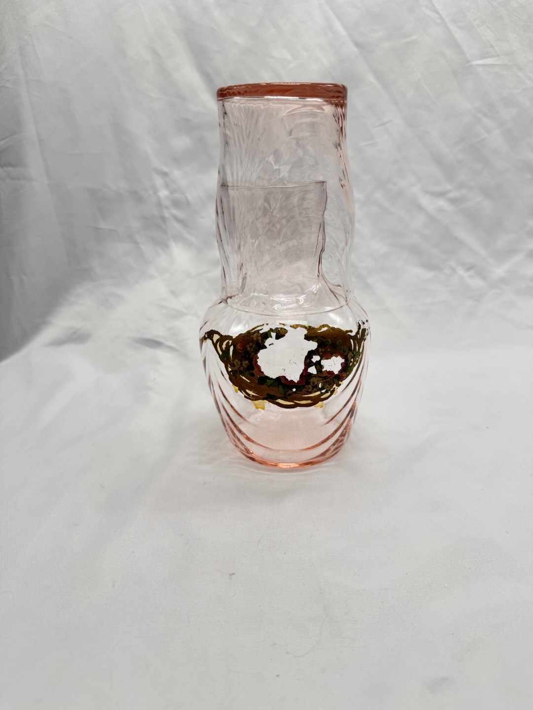 Antique Tumble Up Water Pitcher