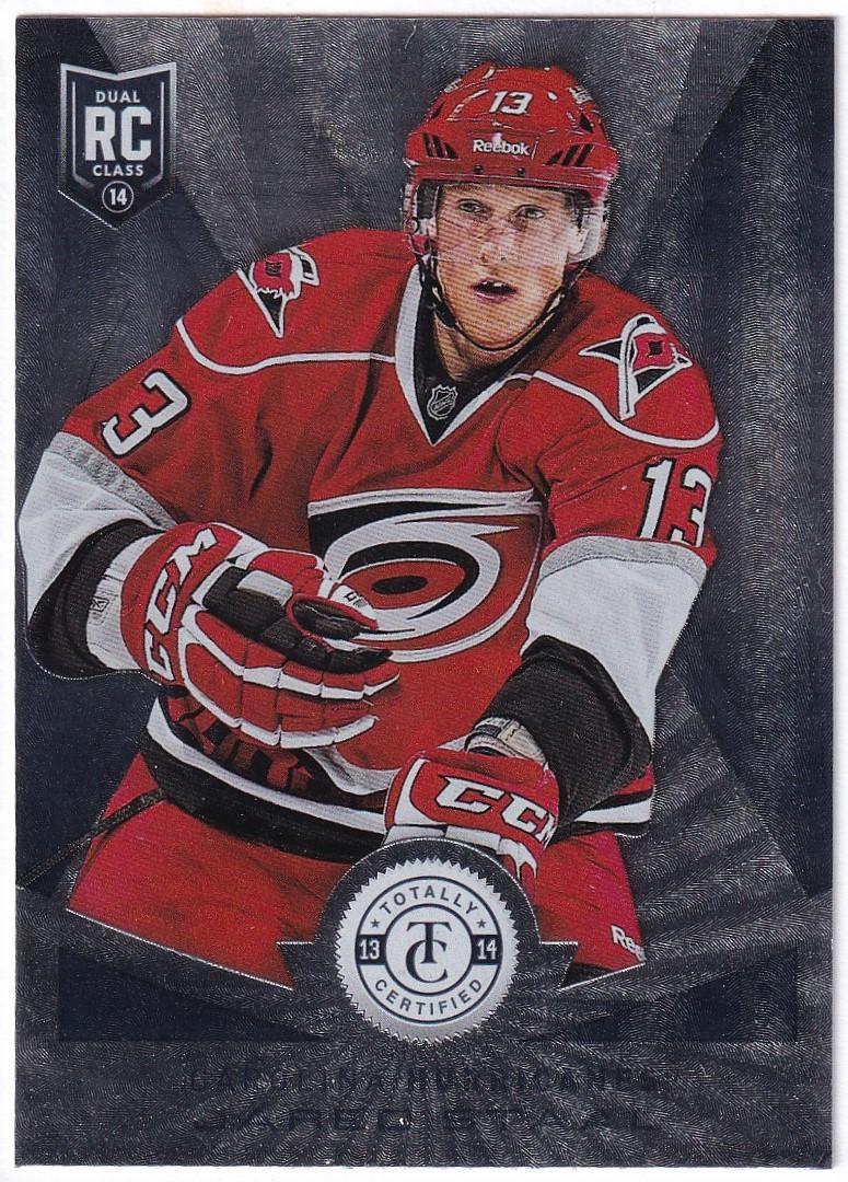 2013-14 Totally Certified #167 Jared Staal RC Carolina Hurricanes ...