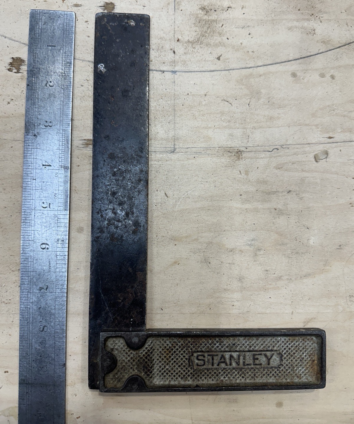 Stanley Metal Try Square