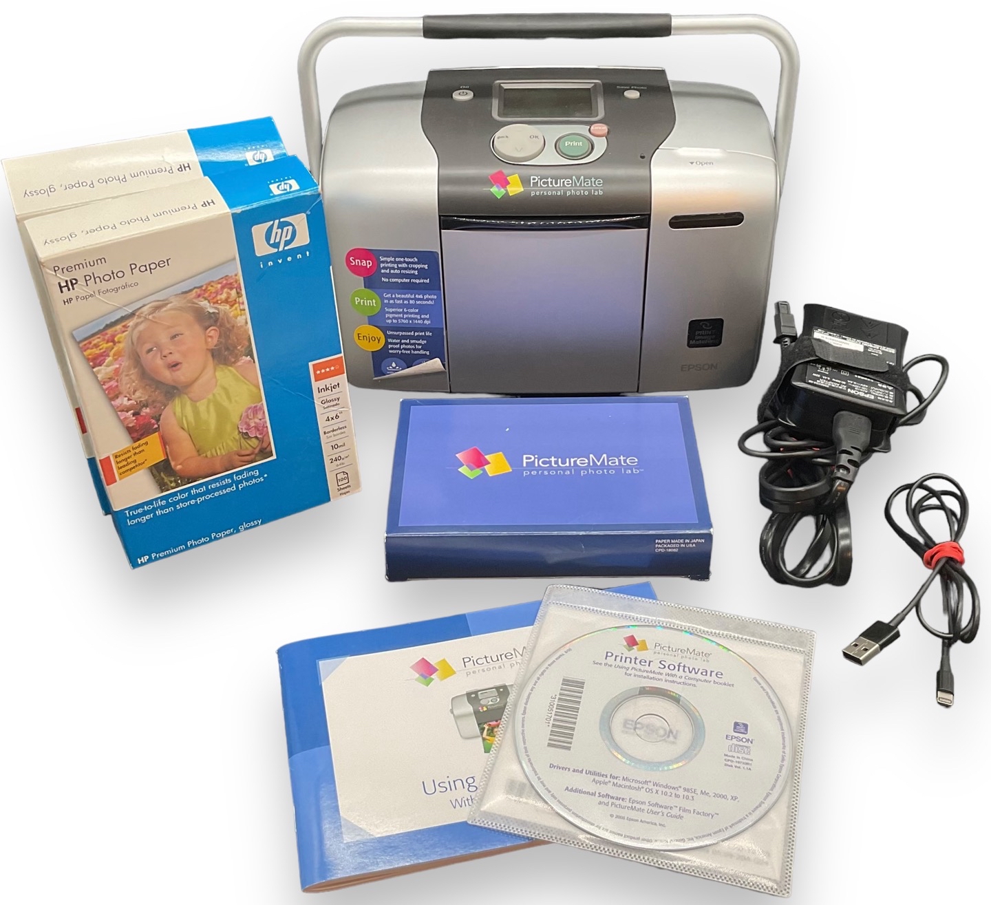 Epson Picture Mate Personal Photo Lab Home Picture Printer Model B271A ...