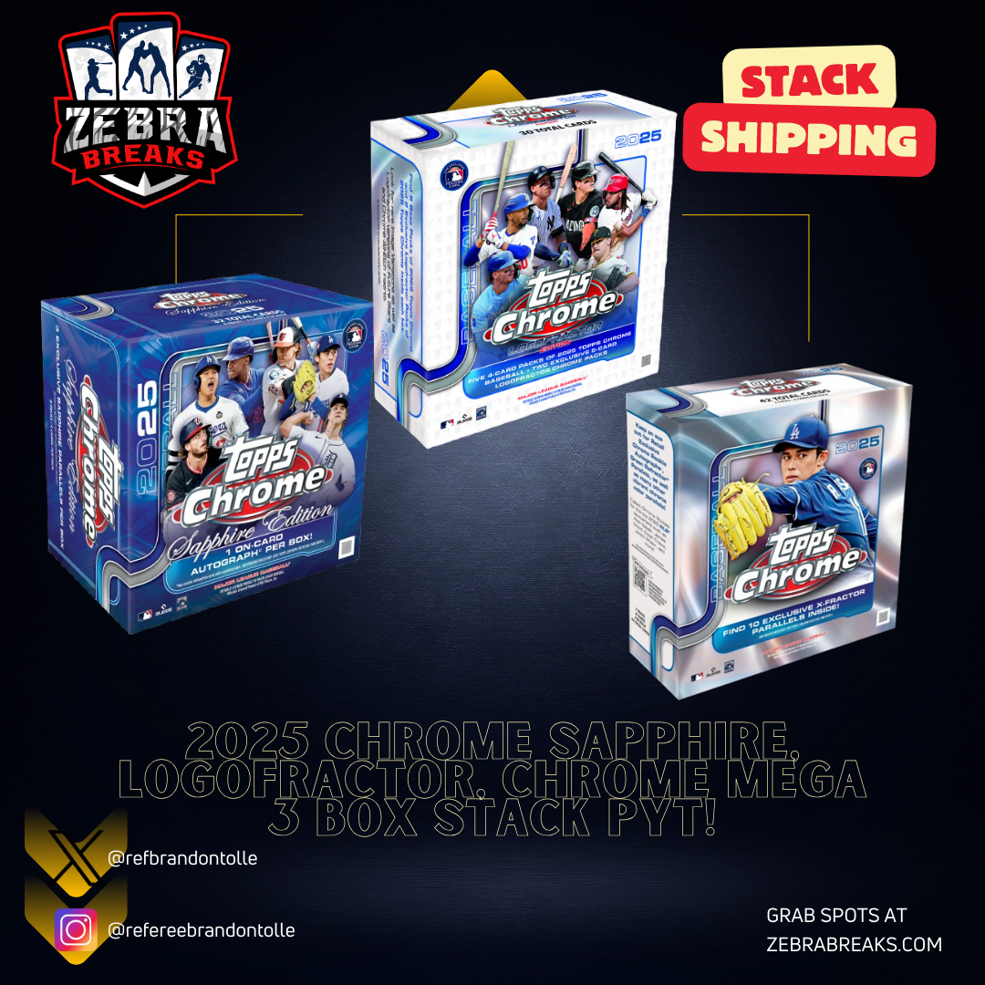 ZB 25517: 2025 Chrome Sapphire/Chrome Logofractor/Chrome Mega 3 Box ...