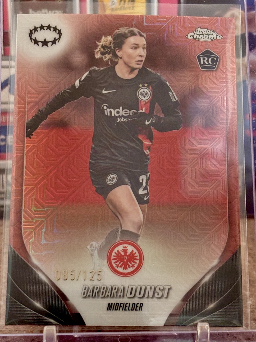 Barbara Dunst 2023-24 Topps Chrome Rose Gold Refractor /125 #60 ...