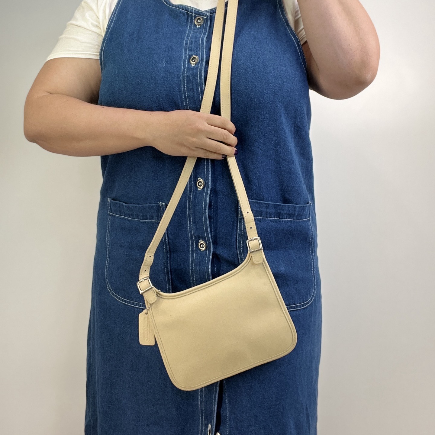 Vintage Coach Mini Hippie Flap Crossbody Purse Bag 9142