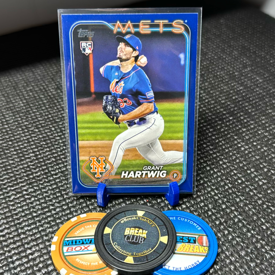2024 Grant Hartwig Rc Royal Blue New York Mets