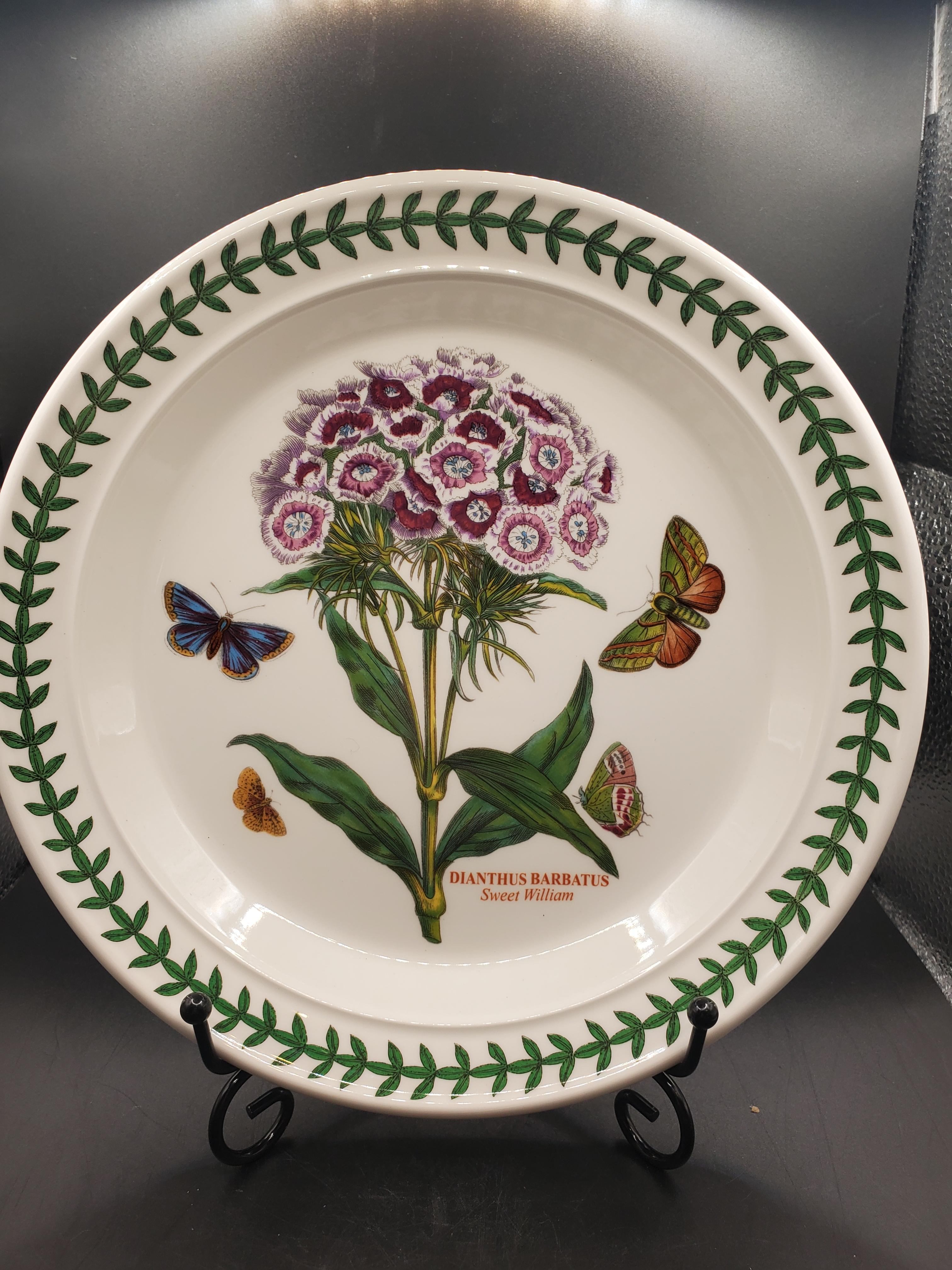 Portmeirion 8" Plate "Sweet William"