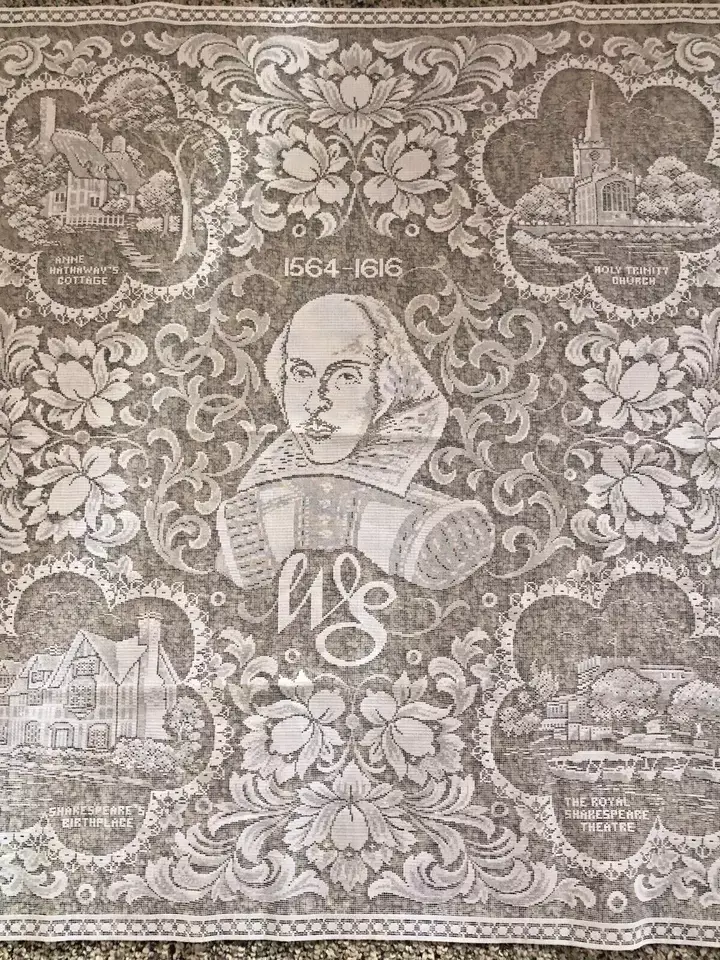 Vintage William Shakespeare Stratford-Upon-Avon White Lace Dresser ...