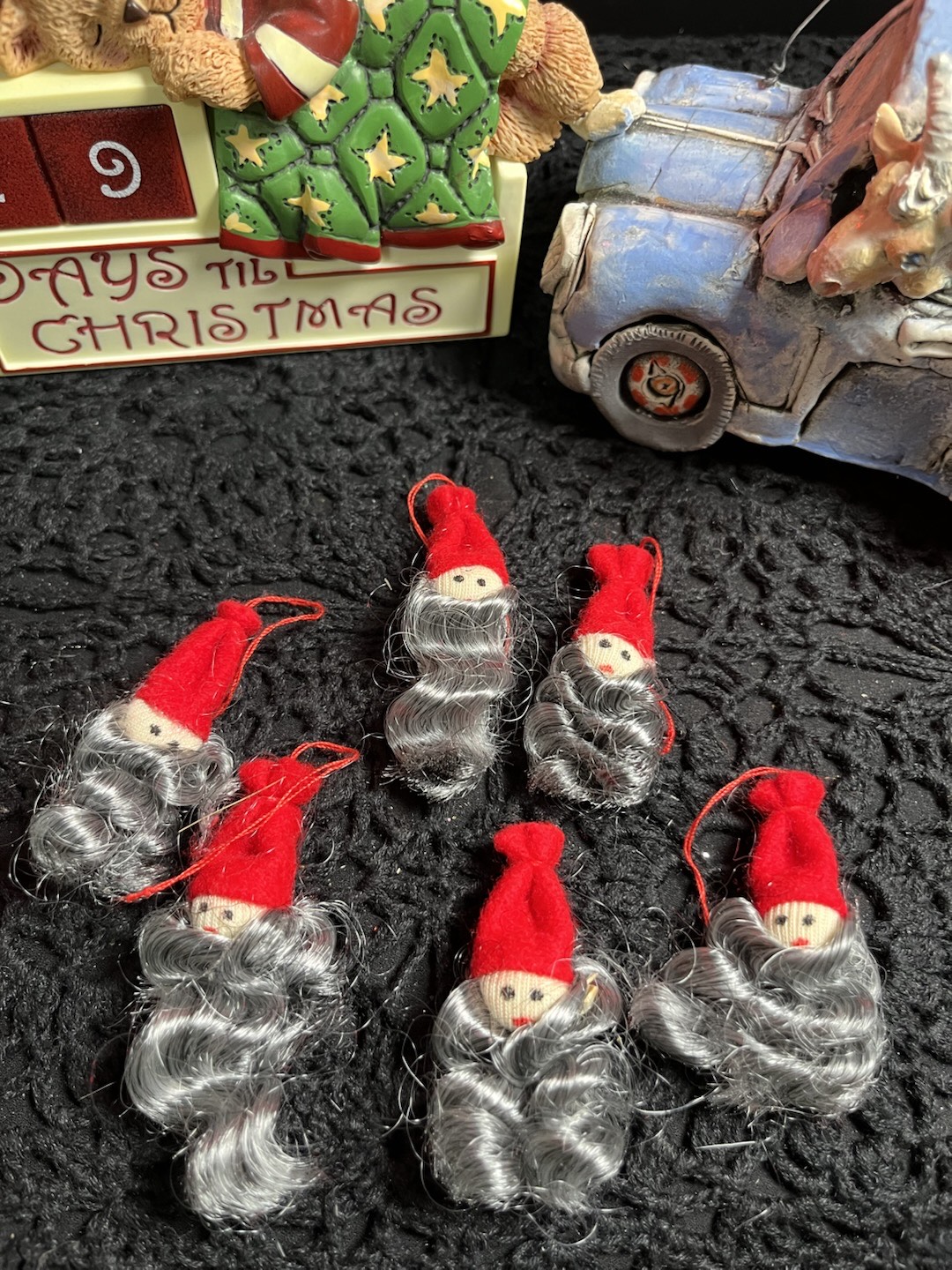 2006 IKEA Swedish "Kotte" Gray/Red Mini Santa Gnome or Elf Ornaments ...