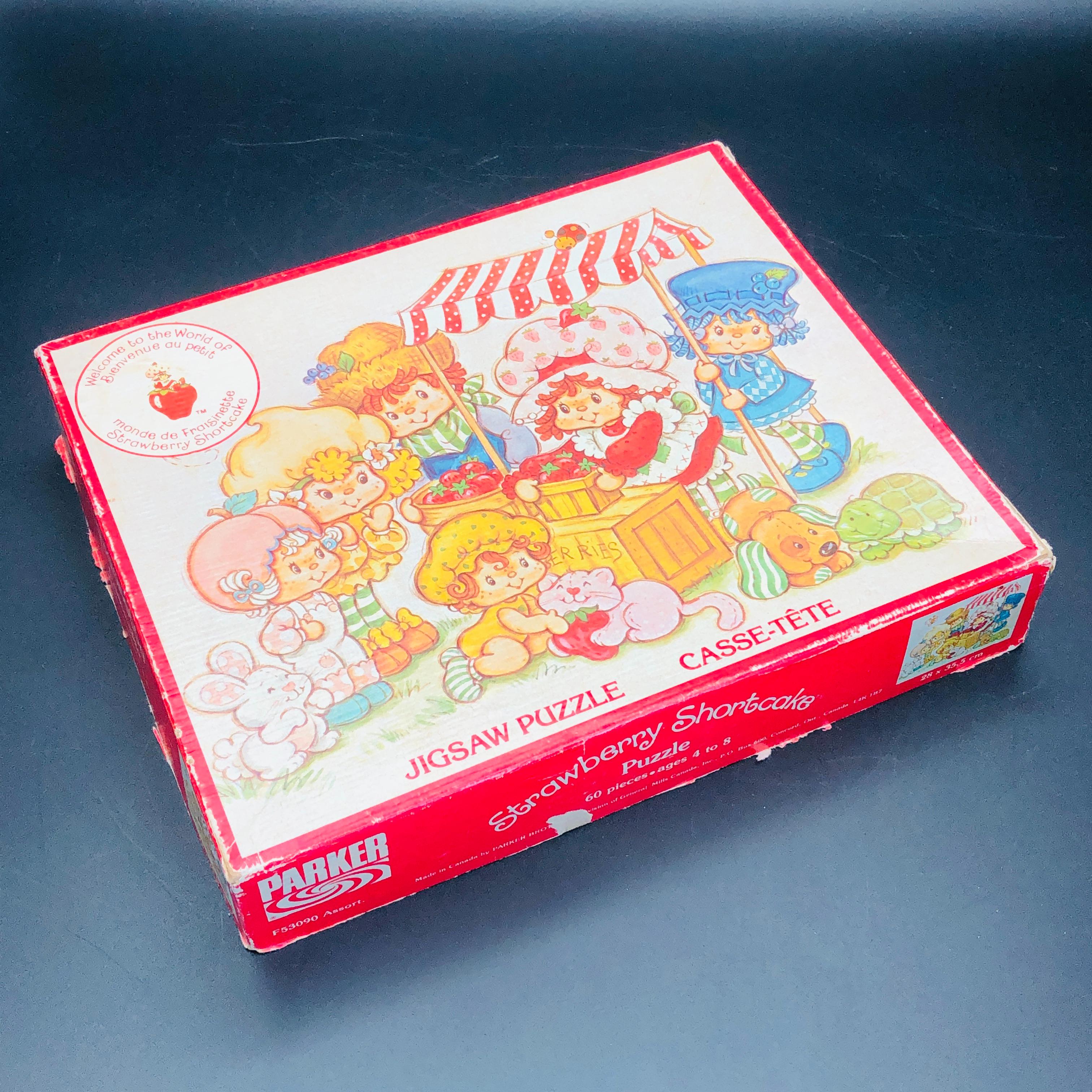 80s Strawberry Shortcake Jigsaw Puzzle 60 pieces COMPLETE Pop Culture ...