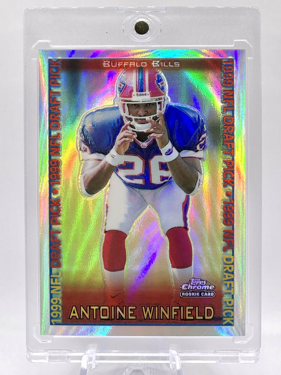 Antoine Winfield 1999 Topps Chrome Rookie Refractor Buffalo Bills Ohio ...