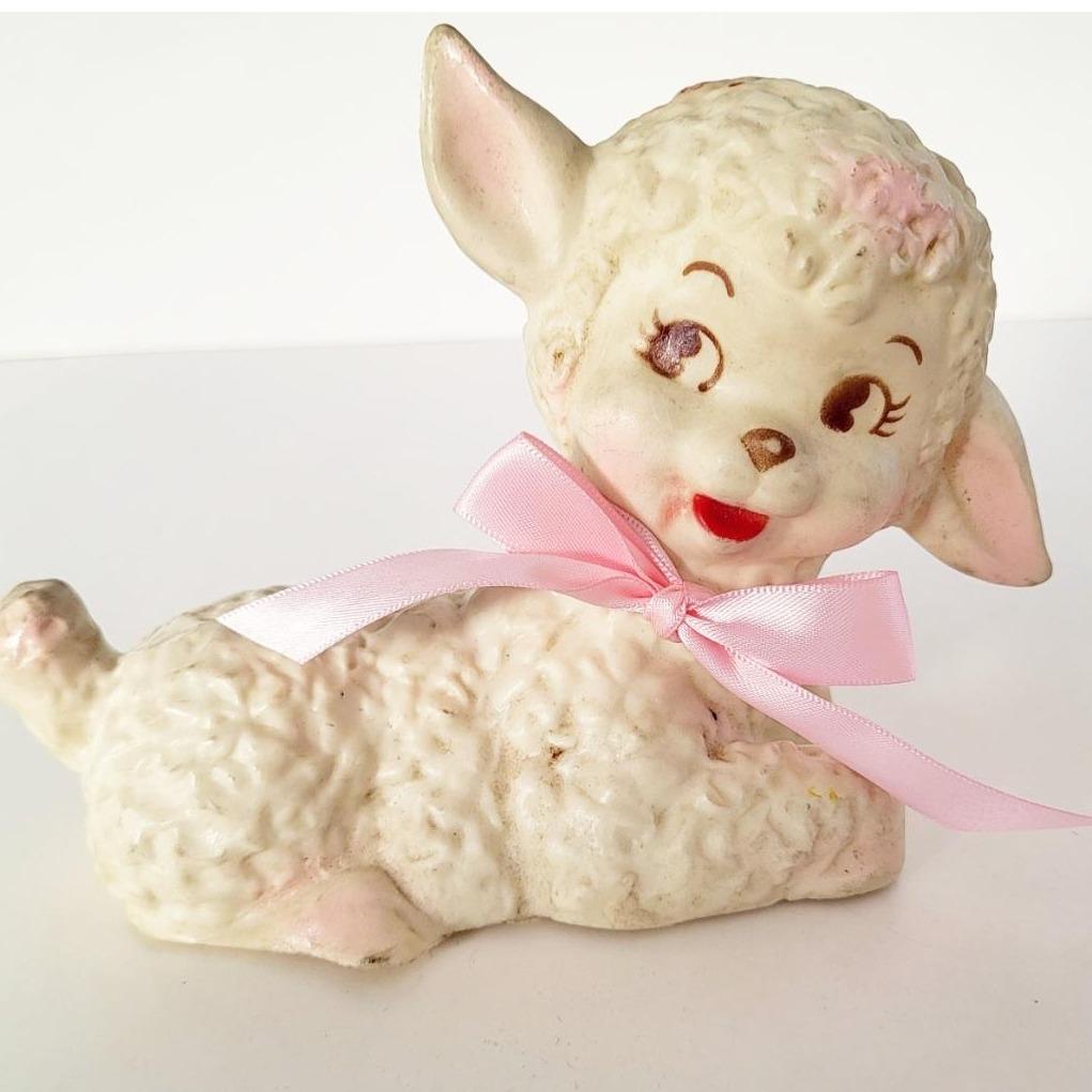 20 Vintage Sun Rubber Lamb Squeak Toy