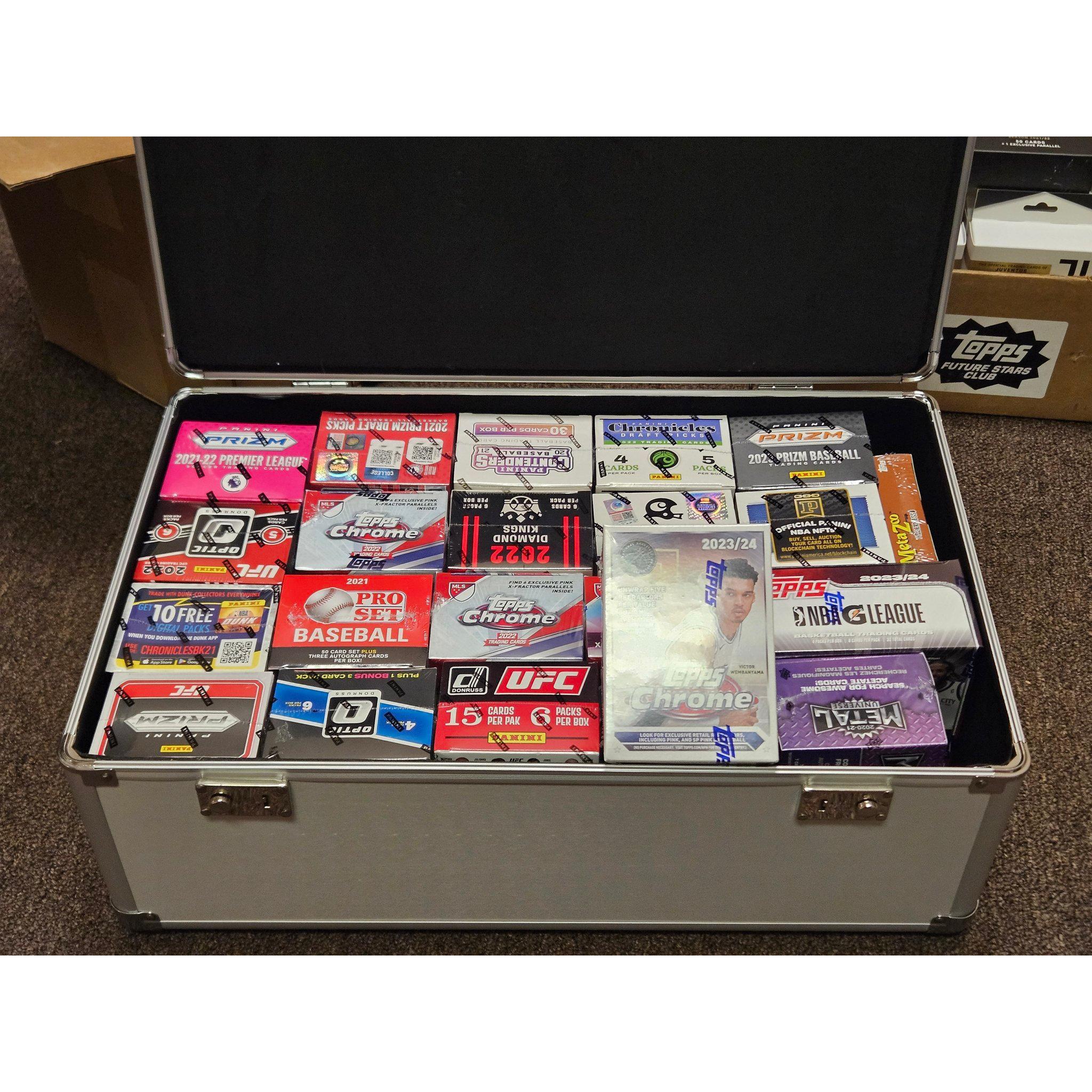 Transcendent metal foot locker full of blasters!