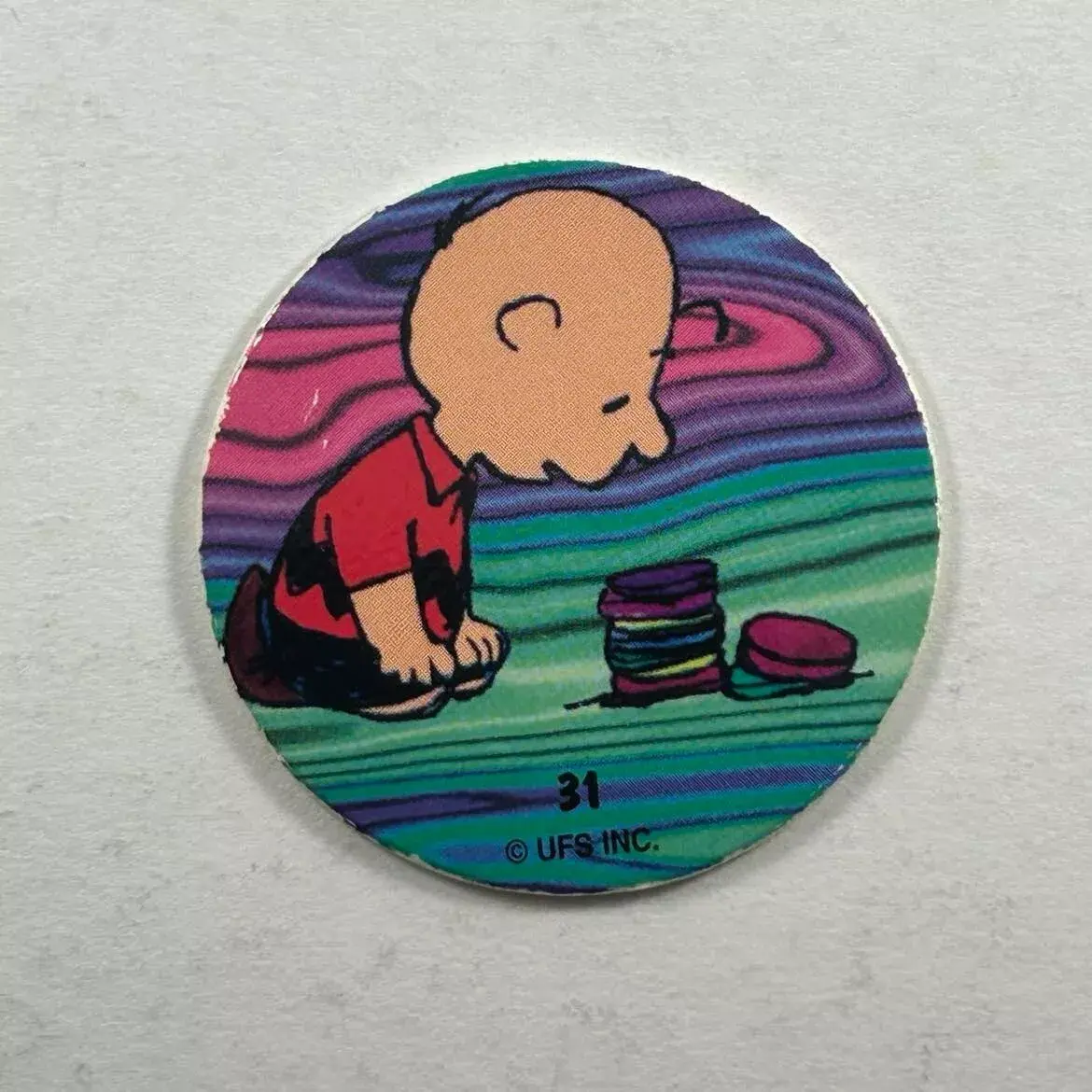 Peanuts Character POG #31 Charlie Brown American Comic Strip - 320
