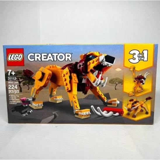 Lego 3 in 1 Wild Lion Set 31112