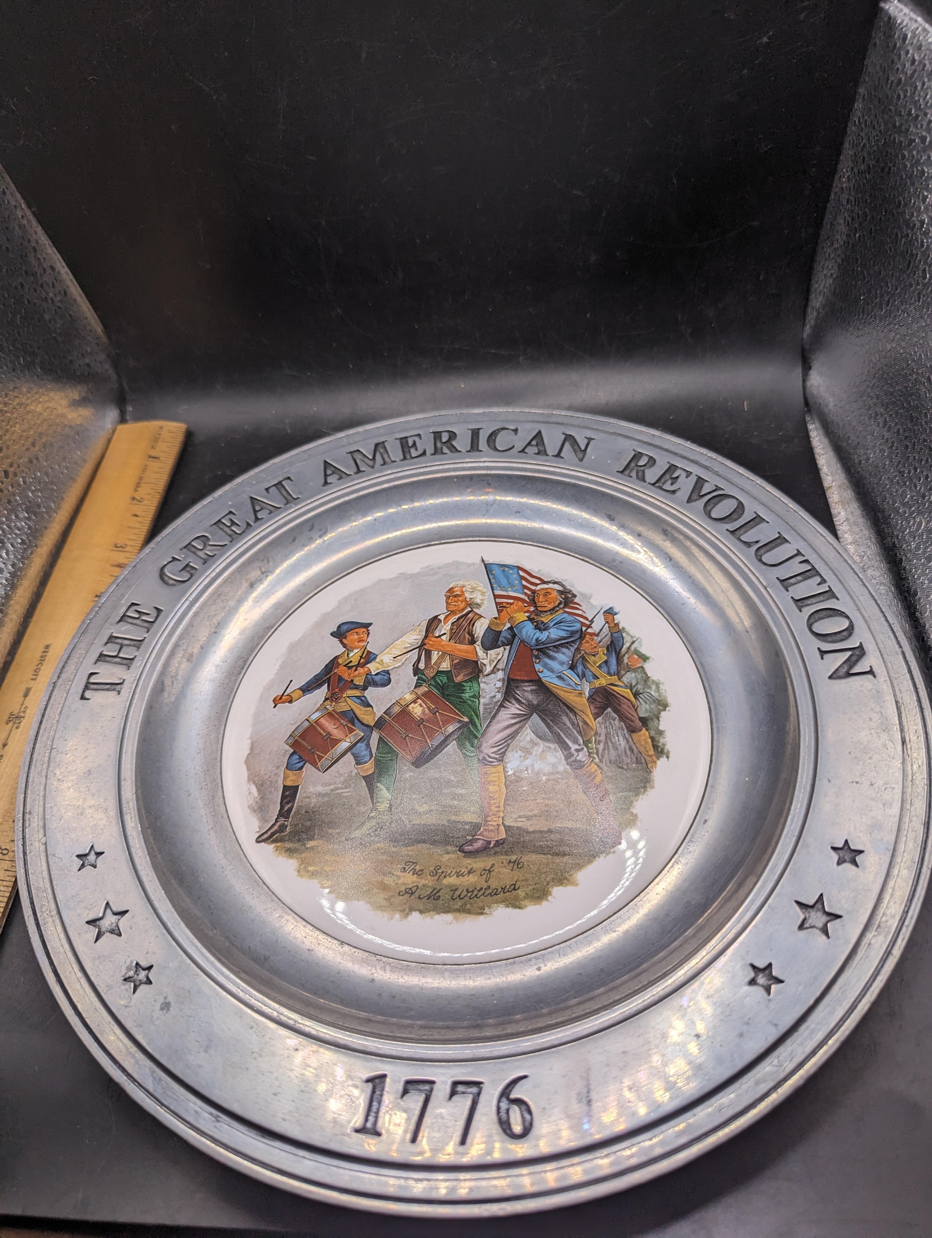 Vintage Great American Revolution 1776 Commemorative Plate The First ...