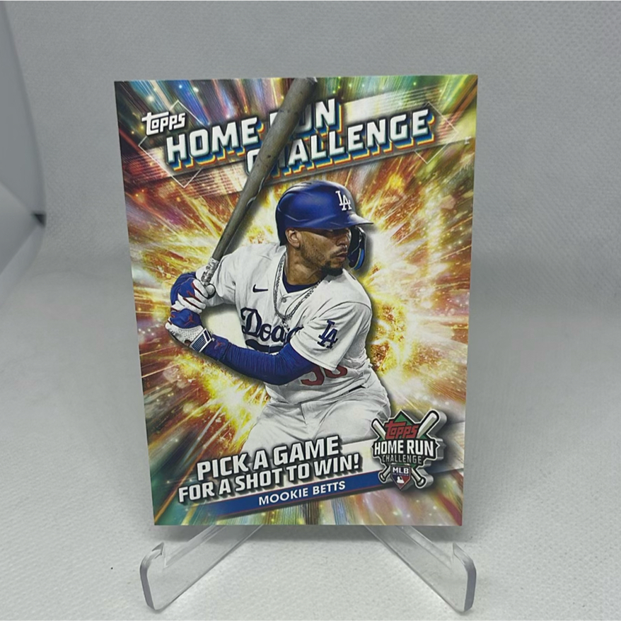 2024 Topps Home Run Challenge Mookie Betts HRC-13 Los Angeles Dodgers