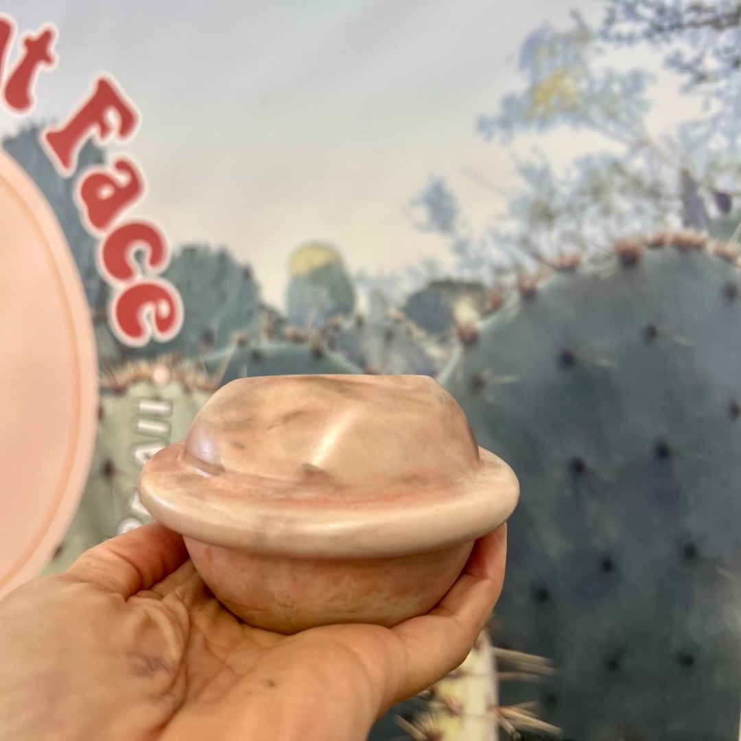 2.5” Dusty Concrete Planet Planter