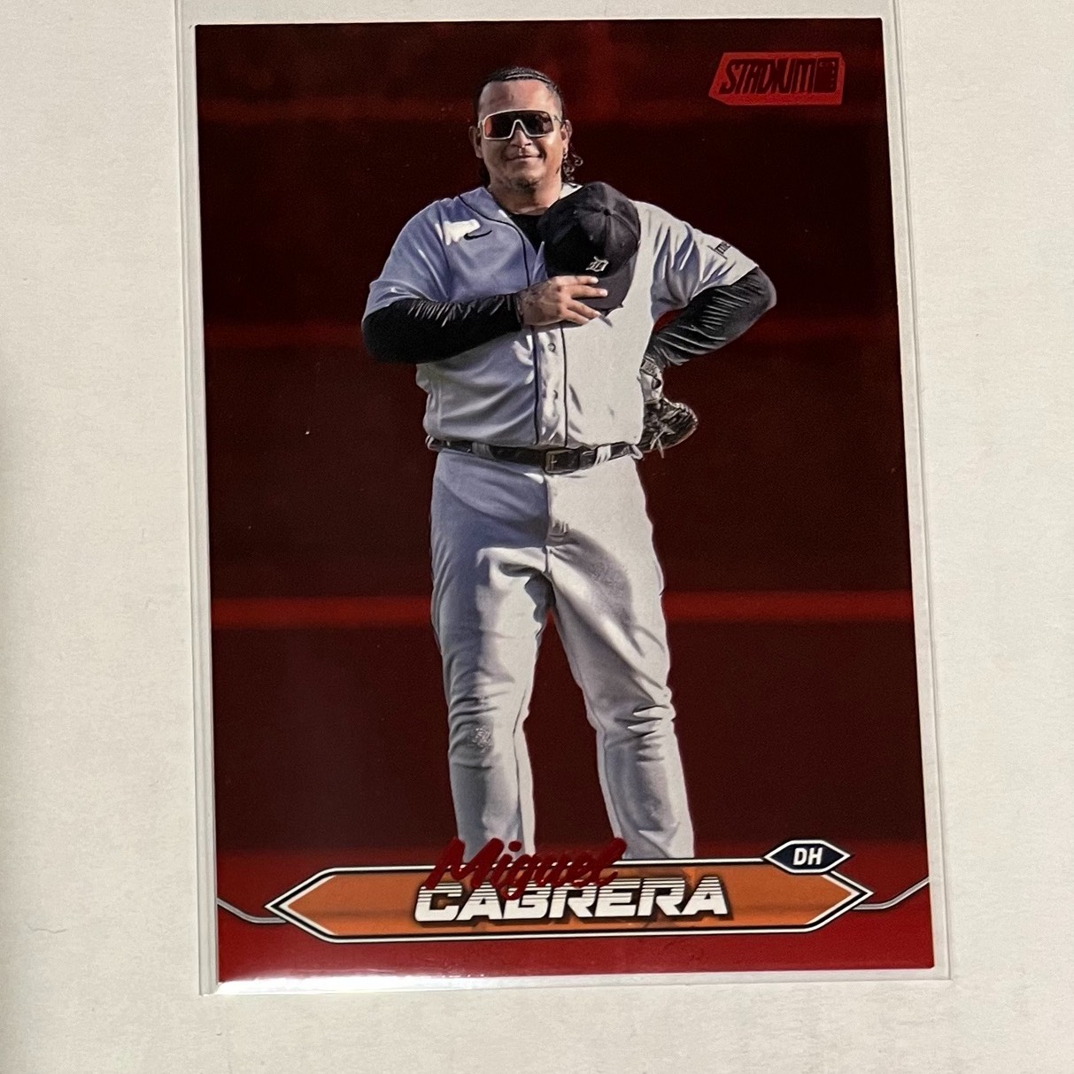 Miguel Cabrera Red Foil Detroit Tigers