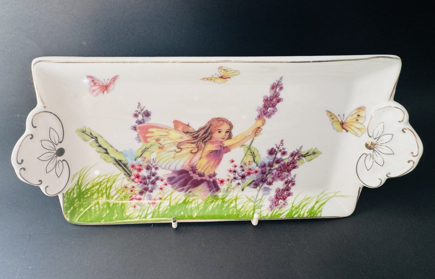 ROYAL ELFREDA Fairy Plate Gold Trim