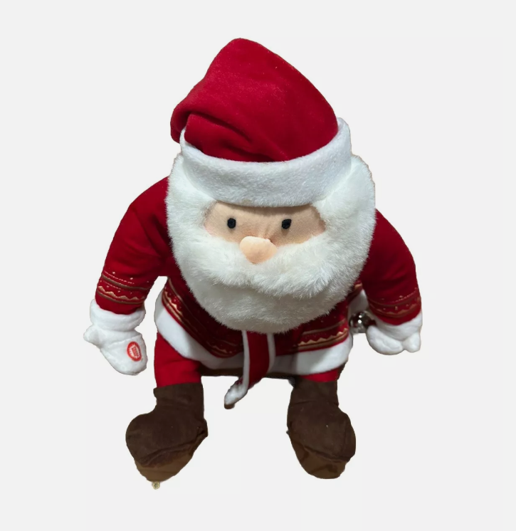 17” Polar Express Talking Santa Stuffed Plush Christmas Figurine ...