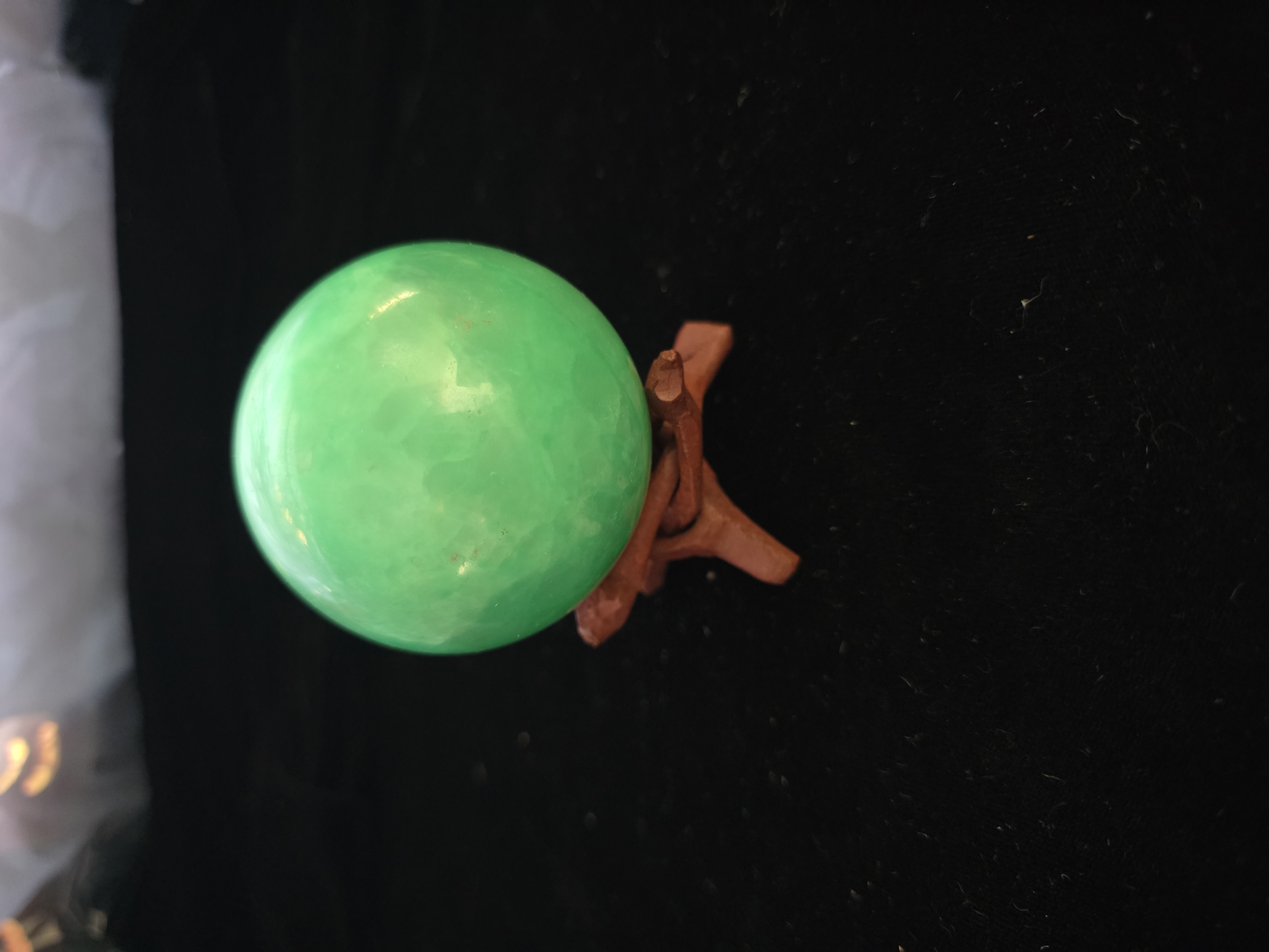 Faux Jade Orb Heavy