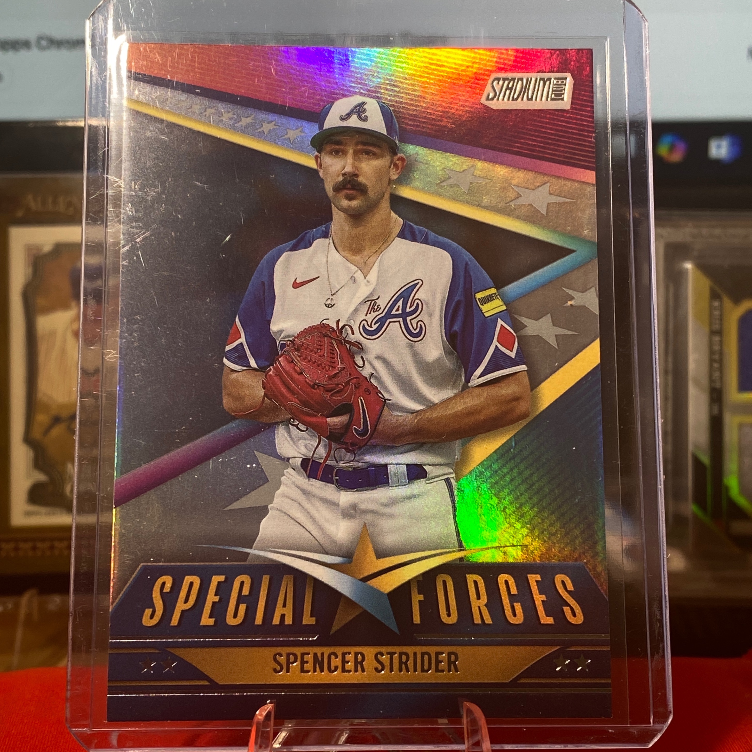 2024 Stadium Club Spencer Strider Special Forces Atlanta Braves